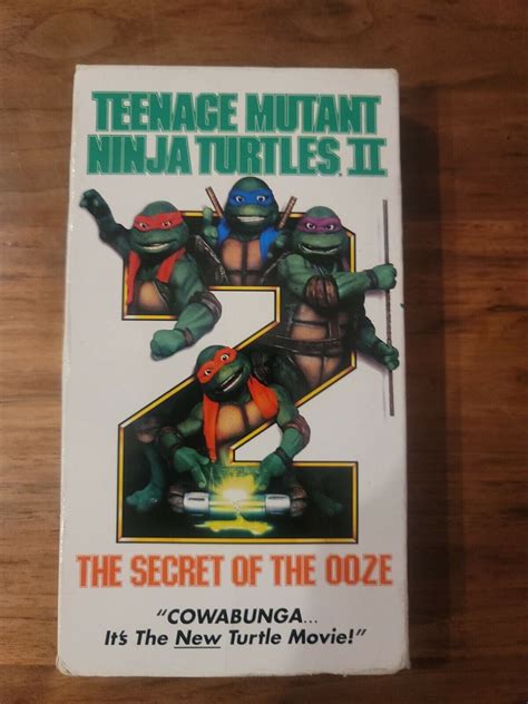 Teenage Mutant Ninja Turtles 2 The Secret Of The Ooze Vhs 1991