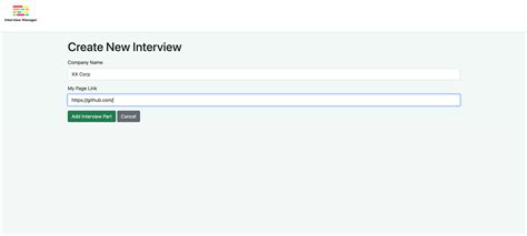 Github Machikanewani Interviewmanager Help To Manage Your Interviews Progress
