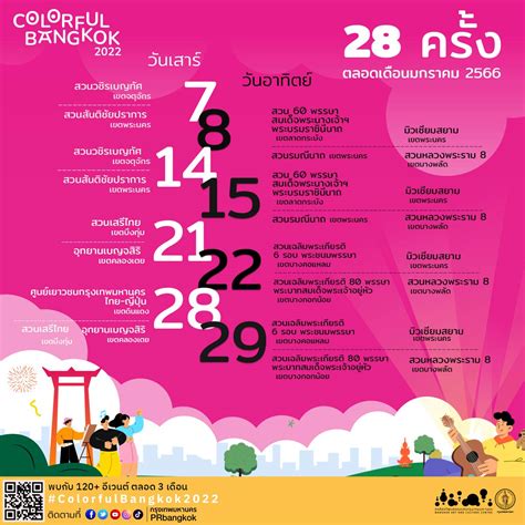 กลับมาแล้ว เทศกาลดนตรีในสวน ตลอดเดือนมกราคม 2566 มีตารางการจัดงานทุก