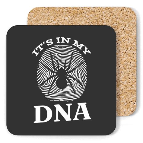 Spider Its In My Dna Fingerprint Spider 21 Coasters Sold By