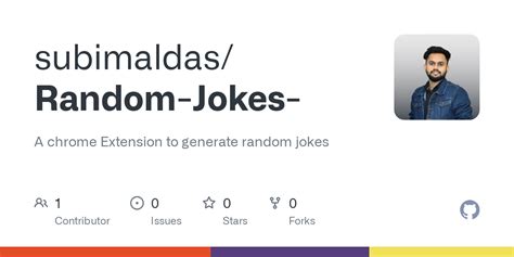 GitHub Subimaldas Random Jokes A Chrome Extension To Generate