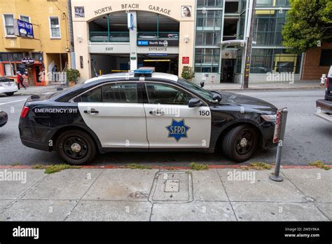 San Francisco Police Vehicle SFPD Parked On The Street San Francisco