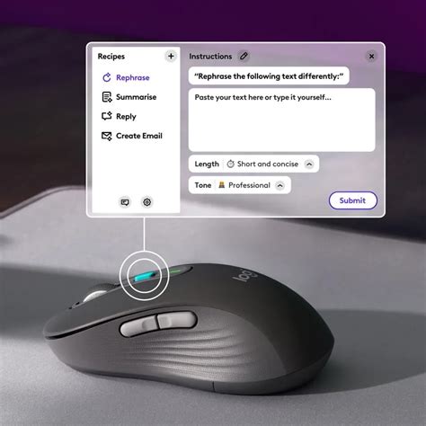 nie tylko scroll i klik oto nowa mysz logitech z przyciskiem ai