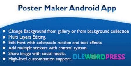 Download Poster Maker Android App Free - DLEWordPress