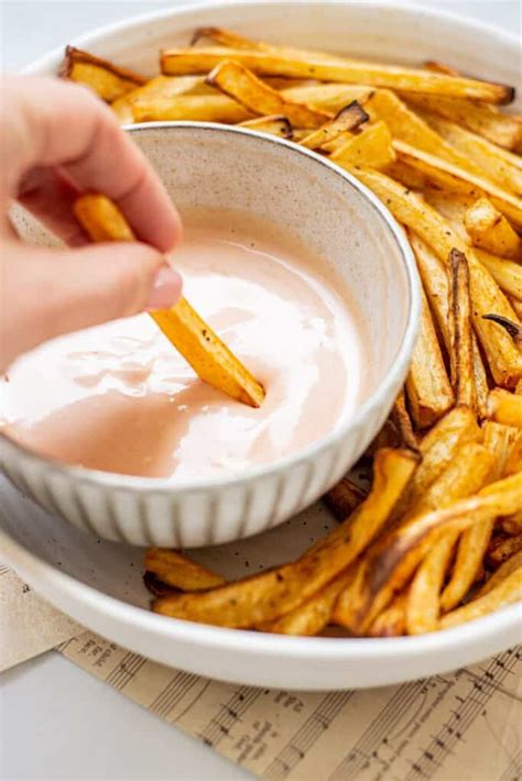 Air Fryer Parsnip Fries Basil And Bite