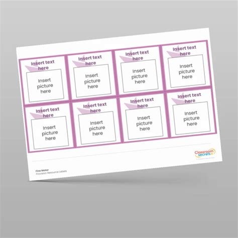 Editable Provision Resource Labels Squares Resource Classroom Secrets