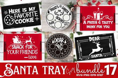 Dear Santa Tray SVG Bundle Graphic By Design S Dark Creative Fabrica