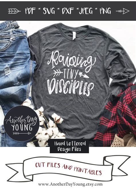 Raising Tiny Disciples Svg Raising Discipes Svg Motherhood Etsy