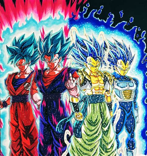 Son Goku Vegeta Gogeta And Vegetto Dragon Ball And 2 More Drawn By Hiro Udkod1ezlyi2flo