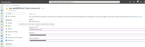 Hidden Features Of Resetting” Passwords Of Vms In The Azure Portal Adriaans Ramblings