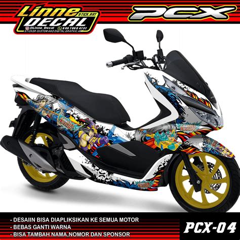 Jual Decal Sticker Honda PCX Dekal Stiker Honda Striping PCX Mobile