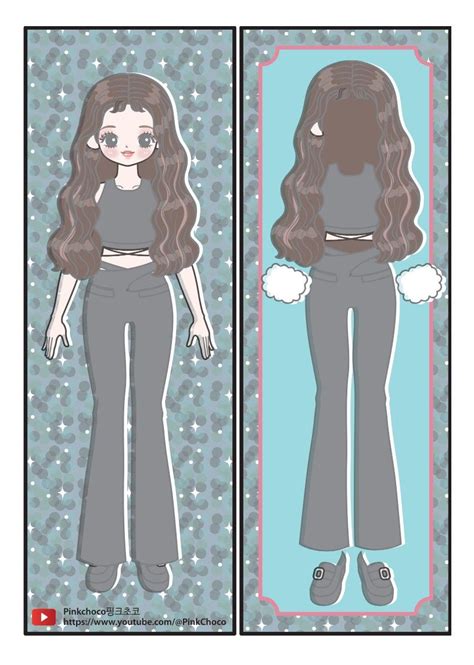 Ive Wonyoung Paper Dolls Dress Up Handmade Quiet Book 아이브 장원영 팬아트 종이인형 코디북만들기 Diy 종이인형 재밌는 공예 공예