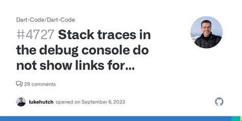 Dart Code Is Not Always Able To Parse Stacktraces Issue Dart Code Dart Code Github