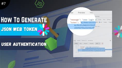 how to generate json web token in node js user authentication nodejs