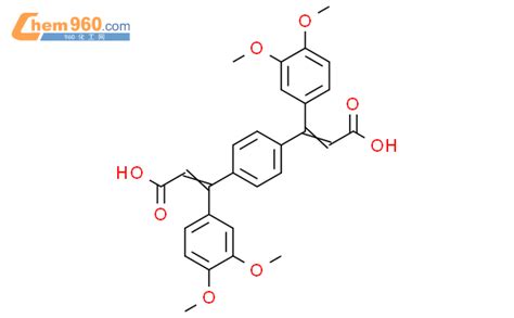 108560 09 4 2 Propenoic acid 3 3 1 4 phenylene bis 3 3 4 dimethoxyphenyl 化学式结构式分子式mol