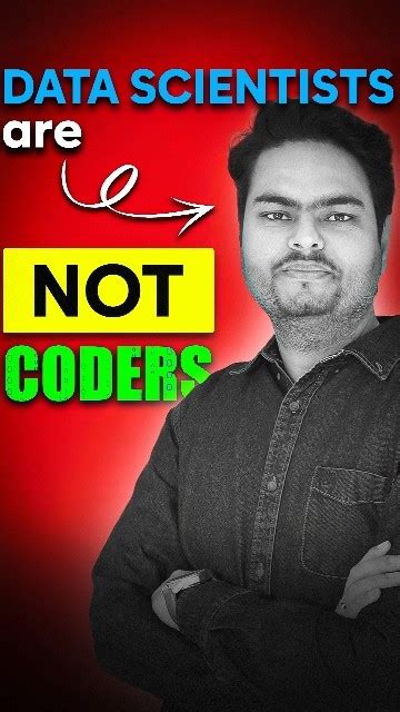 Data Scientists Are Not Coders Ai Ml Datascience Coding Artificialintelligence Youtube