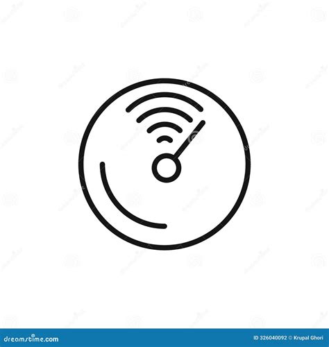 Radar Detection Logo Sign Vector Outline Cartoondealer Com