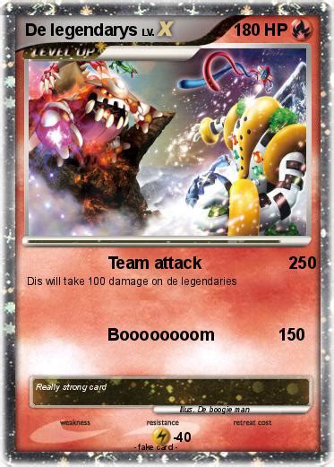 Pokémon De Legendarys Team Attack 250 My Pokemon Card