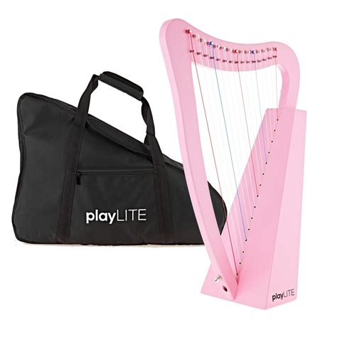 Playlite 15 String Harp By Gear4music Pink At Gear4music
