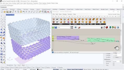 grasshopper script and rhino3d arachne 3d printed facade dana