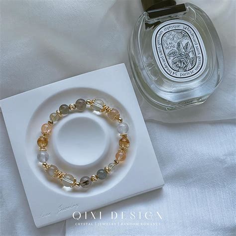 七夕水晶設計丨水晶手鍊·飾品·生命靈數·客製化 𝑸𝑰𝑿𝑰𝒔 𝑫𝒆𝒔𝒊𝒈𝒏 山縵餘暉꙳ ☽ 𝑁𝑂232 ⚹ 提升財運，改善運勢 ⚹ 緩解