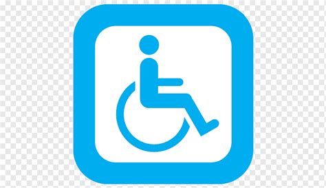 장애 휠체어 장애인 주차 허가 장애인 편의 시설 휠체어 푸른 본문 로고 Png Pngwing