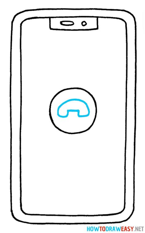 How To Draw A Phone How To Draw Easy