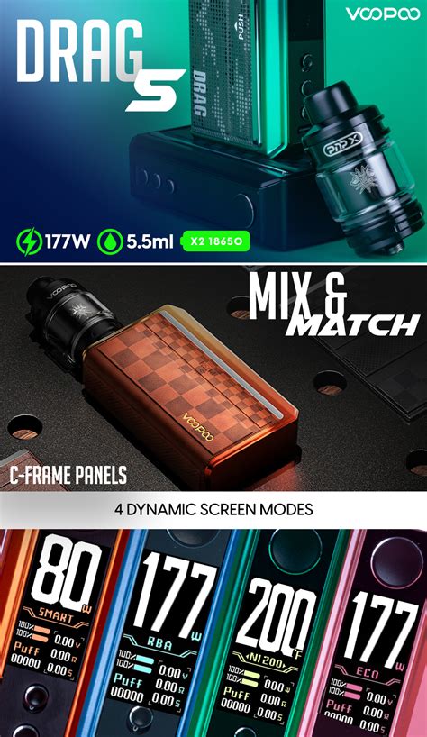 Voopoo Drag 5 177w Starter Kit 54 99