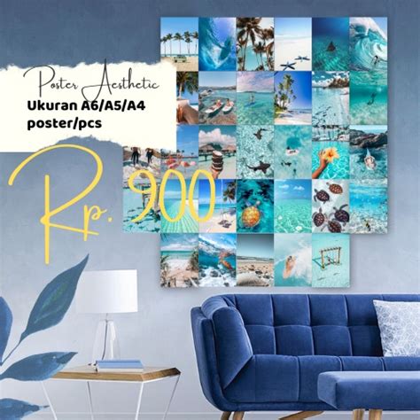 Jual Poster Dinding CUSTOM Aesthetic Aesthetic Wall Posters