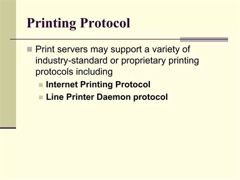 Print Server PPTX