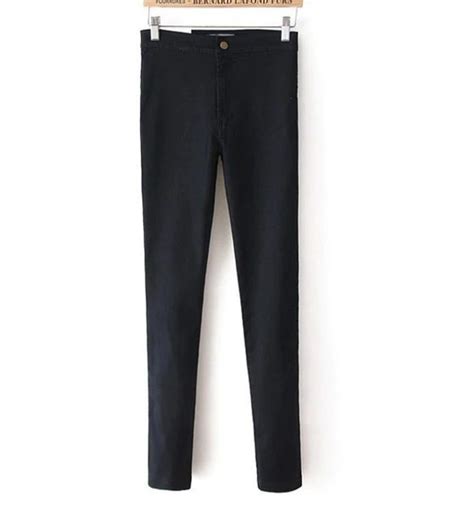 New Fashion Jeans Women Pencil Pants High Waist Jeans Sexy Slim Elastic