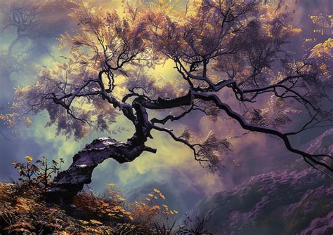 Premium Photo Hyperrealistic Lightning Tree