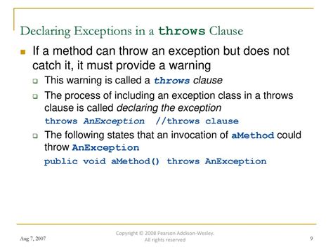 Cmsc 202 Exceptions 2nd Lecture Ppt Download