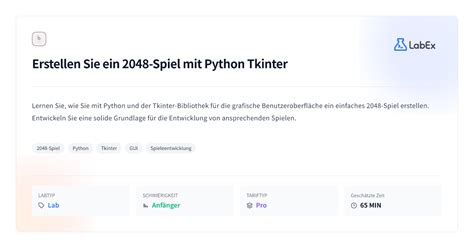 Erstellen Sie Ein 2048 Spiel In Python Tkinter Gui Tutorial Labex
