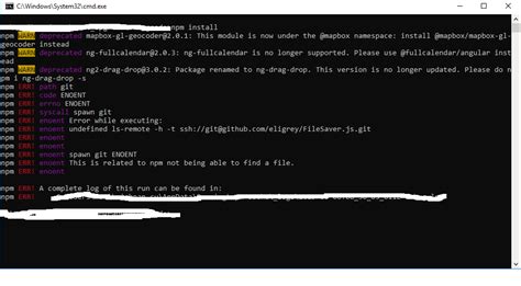 Npm Install Shows Error With Git Not Found