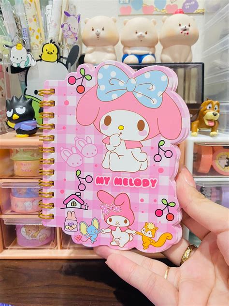 My Melody Shaped Notebook Hobbies Toys Stationary Craft Stationery Babe Supplies On