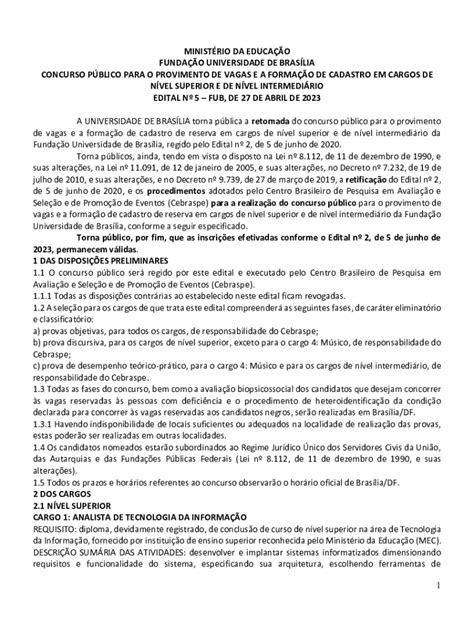 Preenchível Disponível Concurso Pblico Para O Provimento De Vagas E