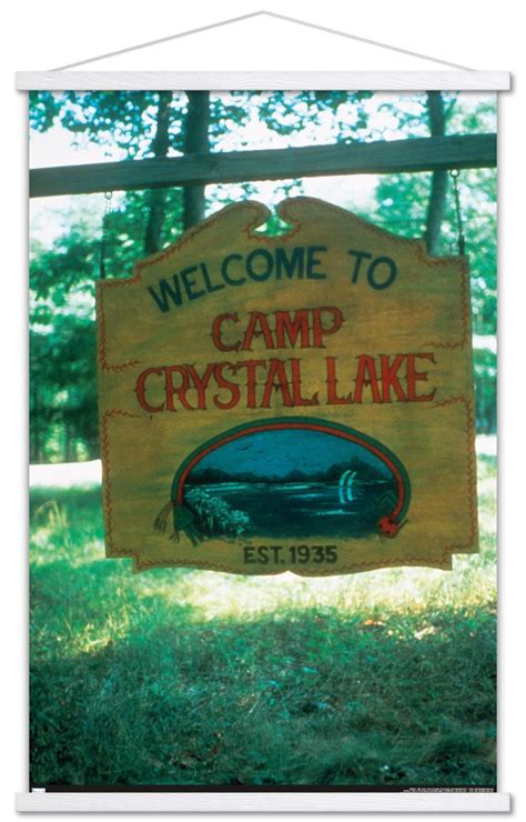 Friday The 13th Welcome To Camp Crystal Lake Wall Poster With