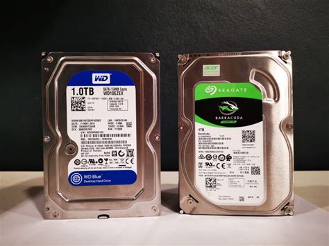 Hdd ฮาร์ดดิสก์ 1tb 7200rpm 🎉 แถมฟรีสาย Sata 1 เส้น มือสองคละยี่ห้อ