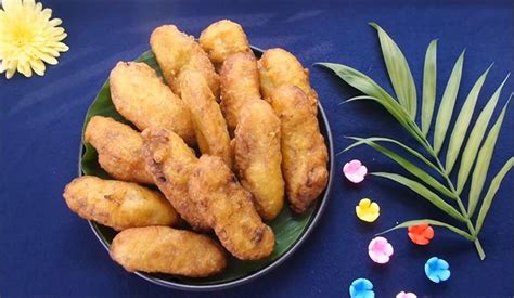 chuối chiên Chuối Bánh chuối Chiên ngập dầu