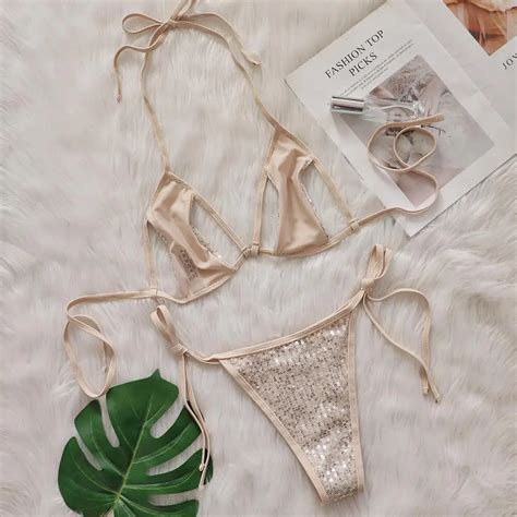 Sexy Tiny Bikinis 2024 New Womens Swimwear Bikini De Ninosrxhyzjc New
