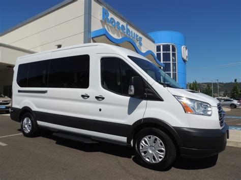 Pre Owned 2017 Ford Transit 350 XLT 3D Medium Roof Wagon In Roseburg