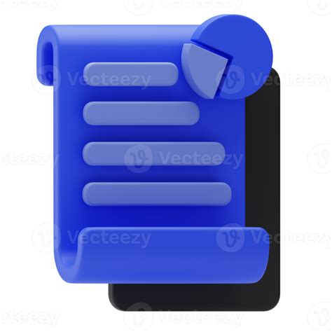 Report 3d Icon
