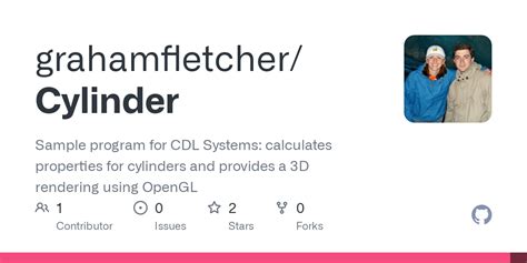 GitHub Grahamfletcher Cylinder Sample Program For CDL Systems Calculates Properties For