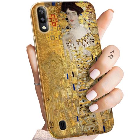 Etui Do Samsung Galaxy M10 Wzory Klimt Gustav Pocałunek Obudowa