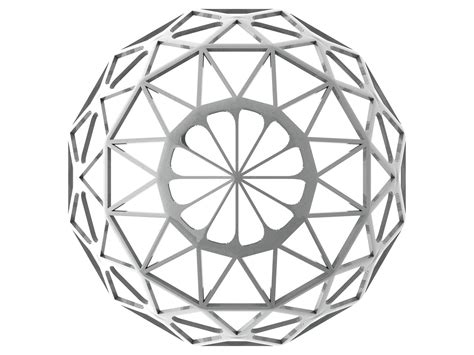 3d Wireframe Shape Geometric Sphere Cut Diamond Model Turbosquid 2162506