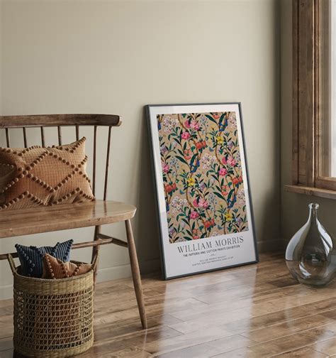 William Morris Birds And Bees Art Exhibition Poster Art Print Etsy