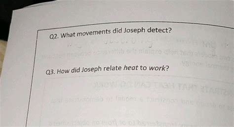 Q2 What Movements Did Joseph Detect Q3 How StudyX