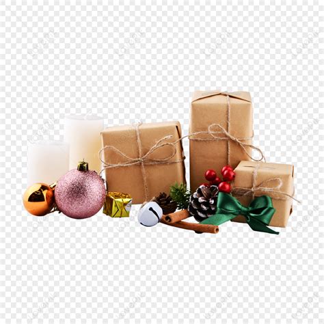 노란 크리스마스 선물 상자 장식입니다 녹색 활 일러스트 교수형 공 일러스트 선물 상자 일러스트 Png 일러스트 무료 다운로드 Lovepik