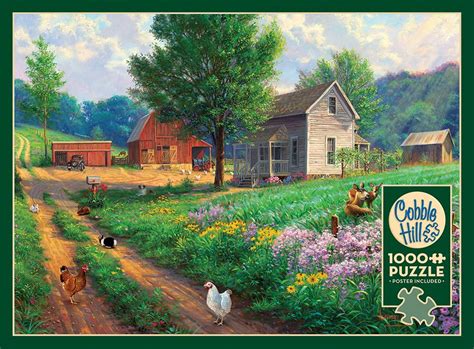 Farm Country 1000 Piece Jigsaw Puzzle By Cobble Hill Puzzle Warehouse